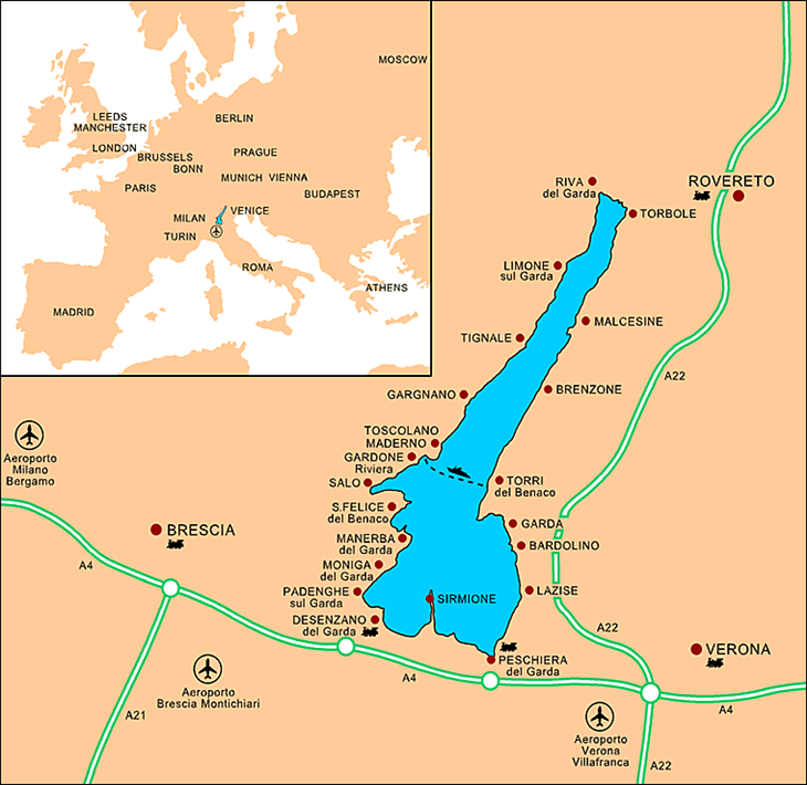 map_of_lake_garda - Matters of Taste